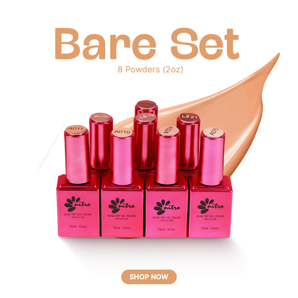 Bare Set - Gel only (8 colors) – Nitro Nails