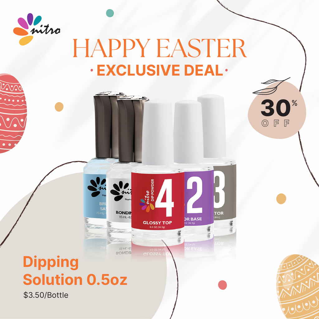 Dipping Liquid - Glossy Top - 0.5 oz – Nitro Nails