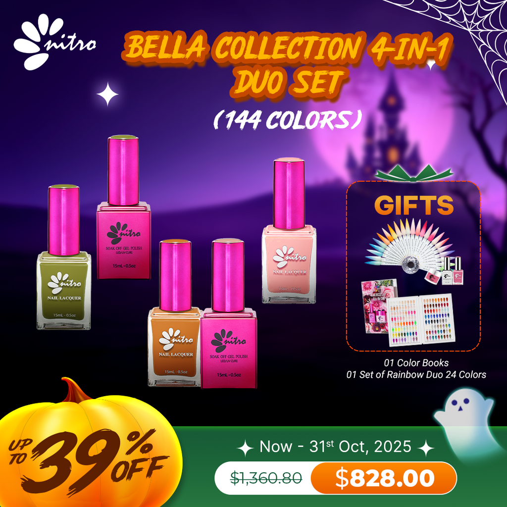 Bella Collection - Duo Set (144 Colors) + FREE GIFTS – Nitro Nails