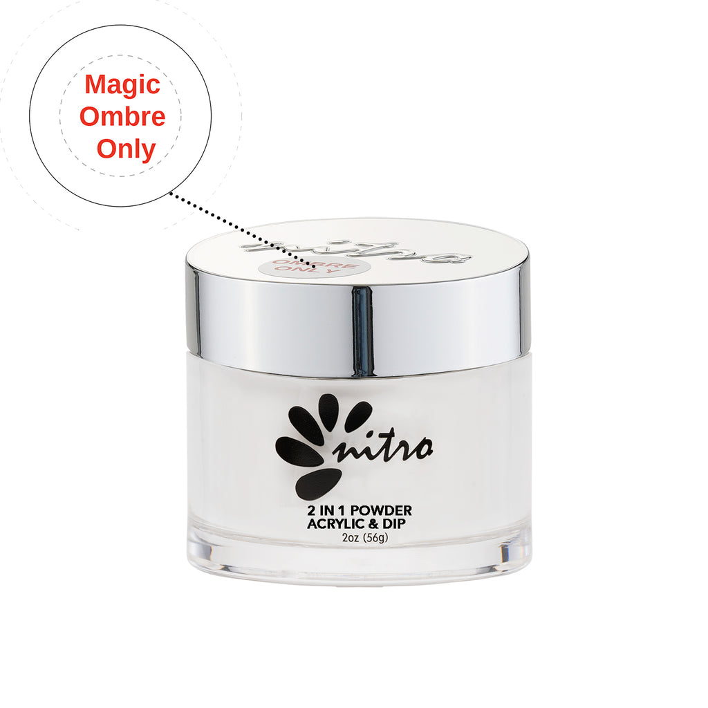 Ombre Powder - White - 2 oz – Nitro Nails