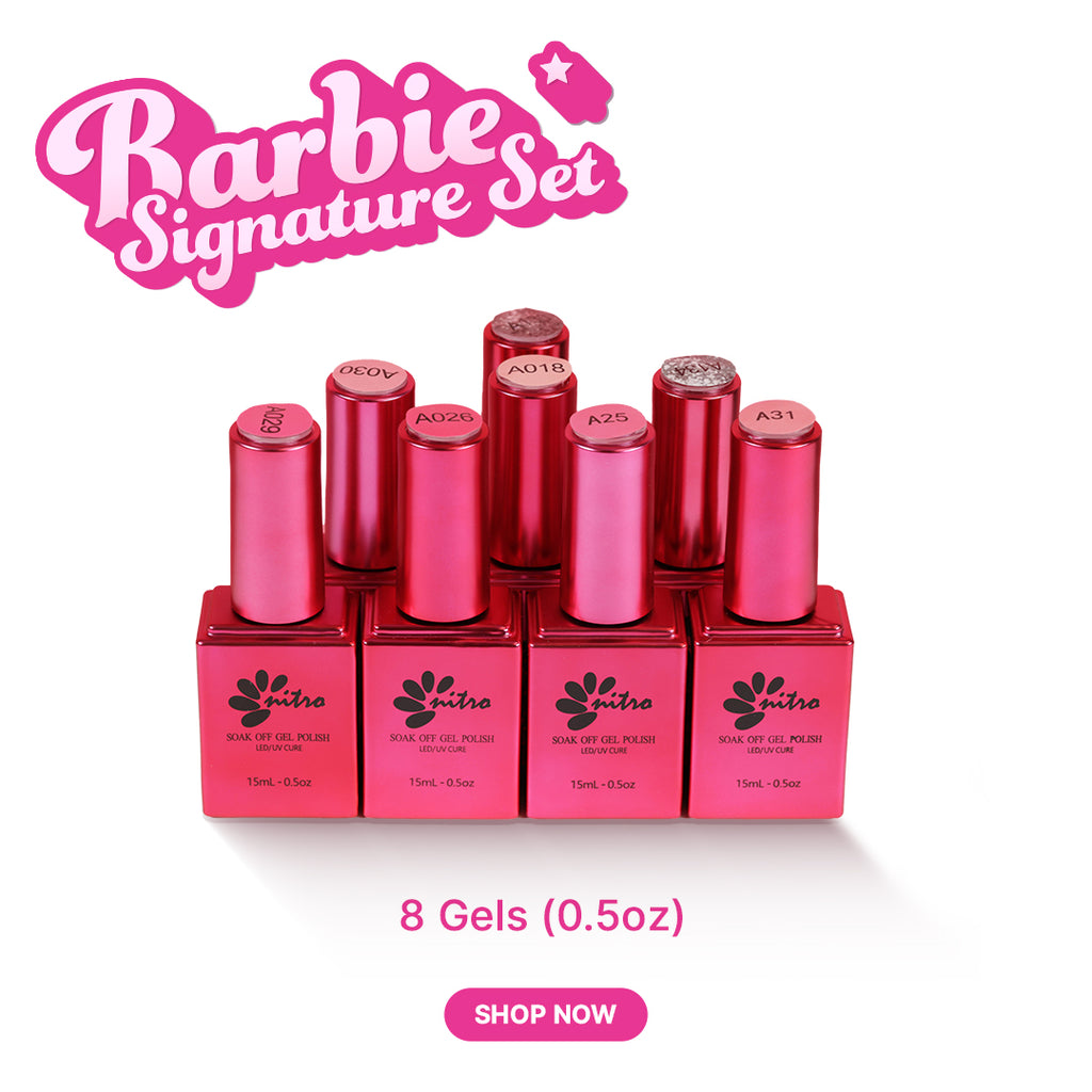 Barbie's Signature Set - Gel only (8 colors) – Nitro Nails
