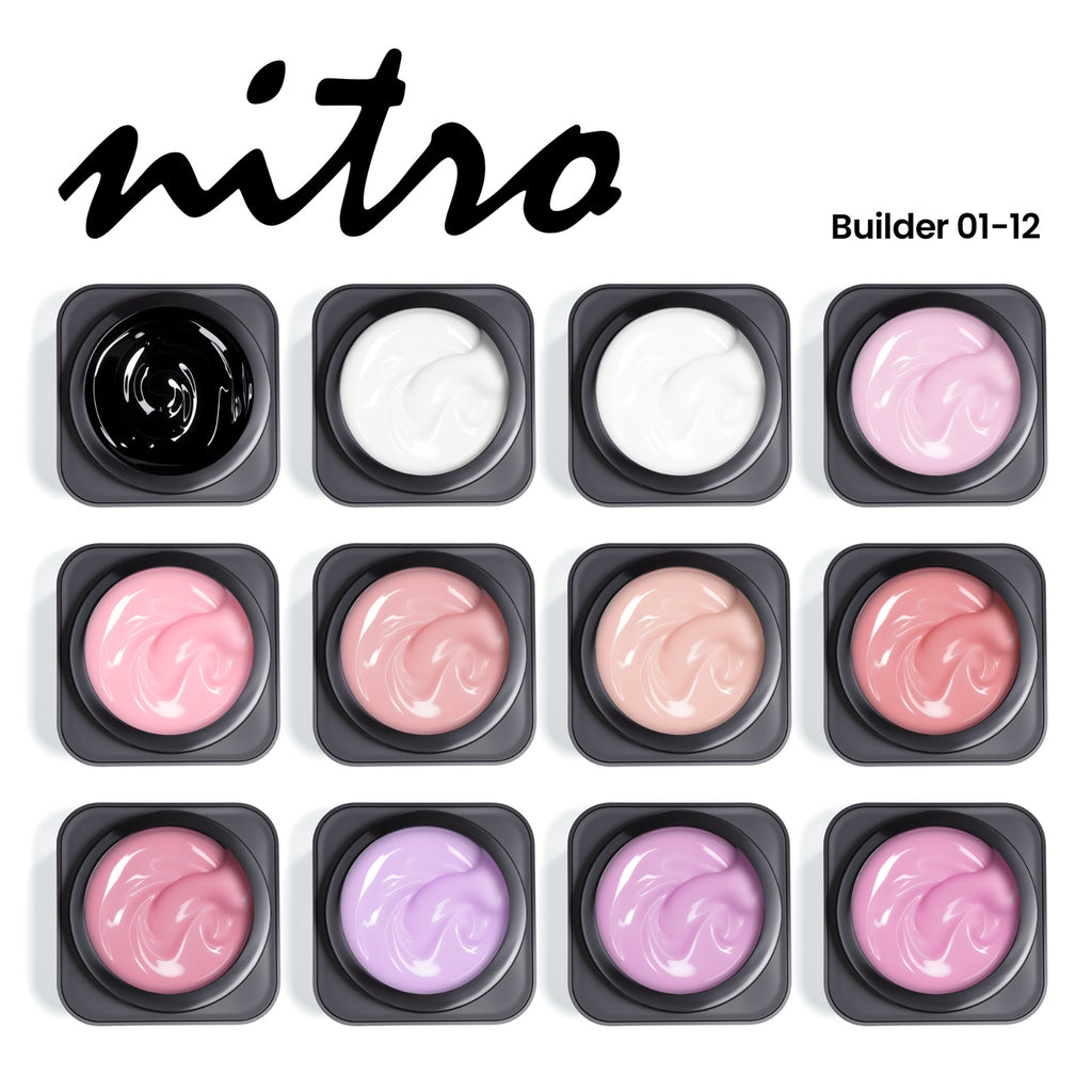 Nitro Builder Gel in Jar Hard Gel Set – Nitro Nails