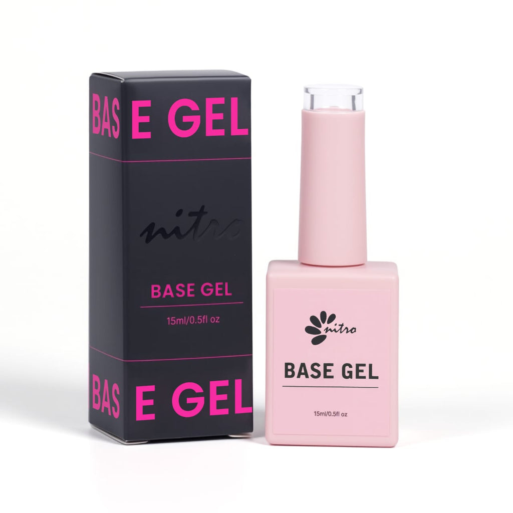 Nitro Base Gel 15ml (Pink Bottle) – Nitro Nails