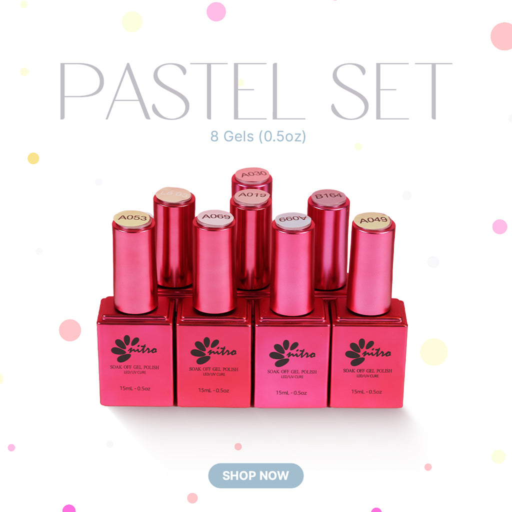 Pastel Set - Gel only (8 colors) – Nitro Nails