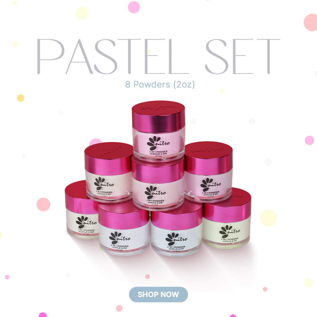 Pastel Set - Powders (8 colors) – Nitro Nails