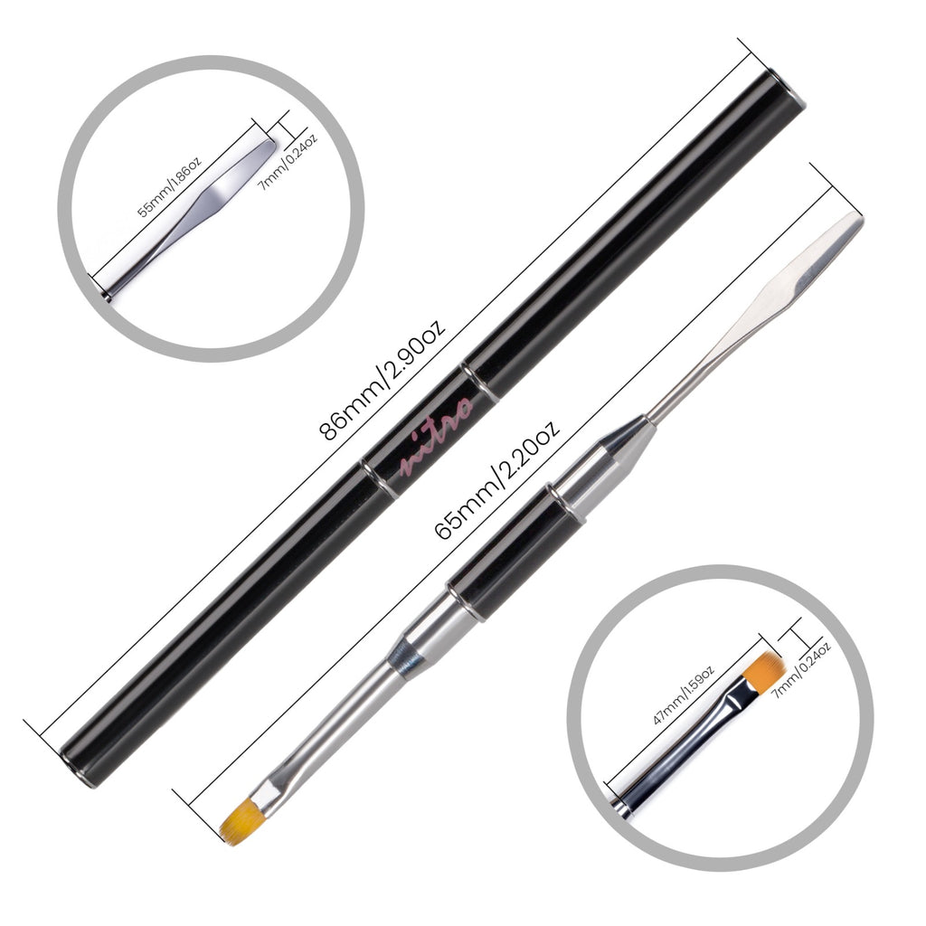 Nitro Shaping Gel Dual Brush – Nitro Nails