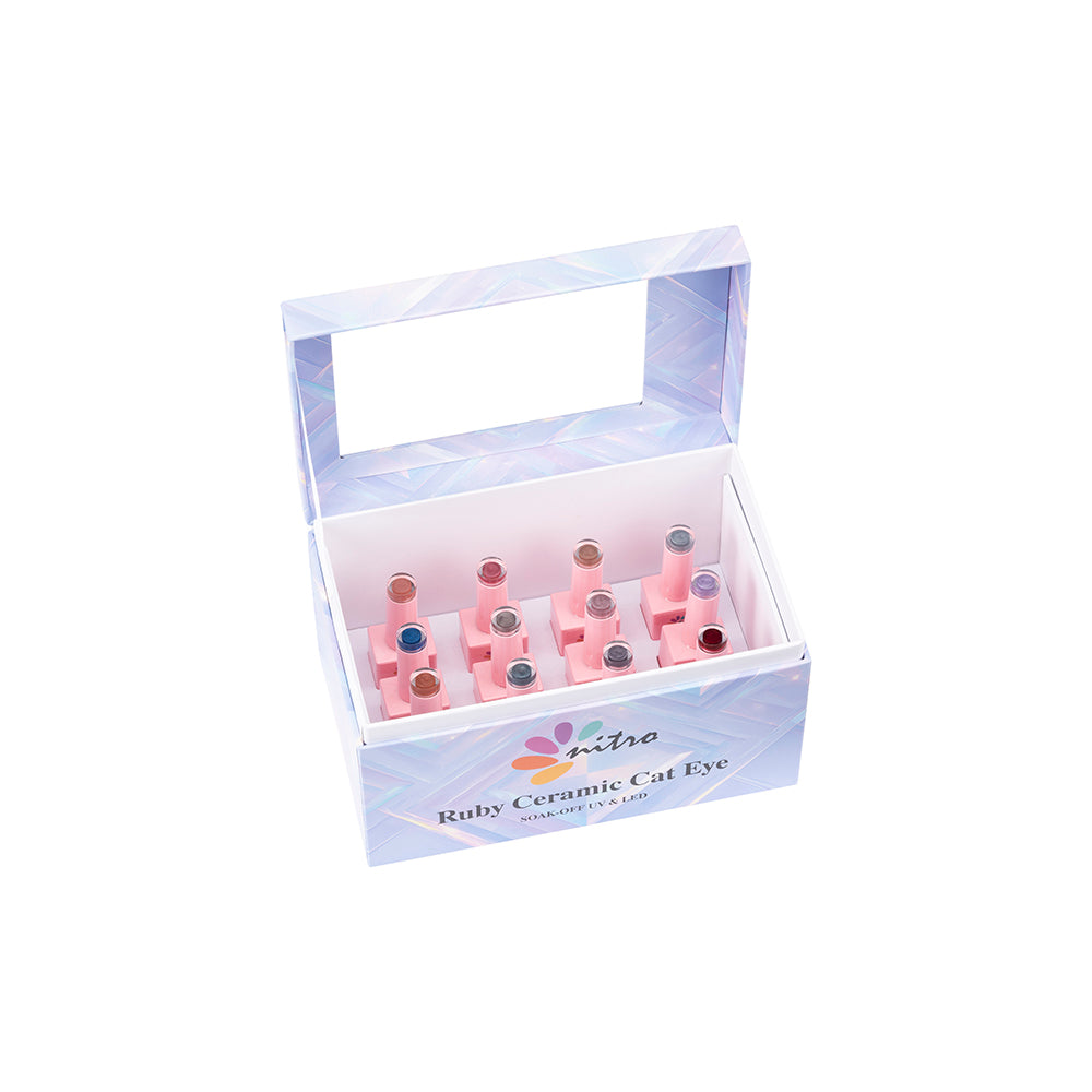 Nitro Ruby Cat Eye Gel - 12 Colors – Nitro Nails