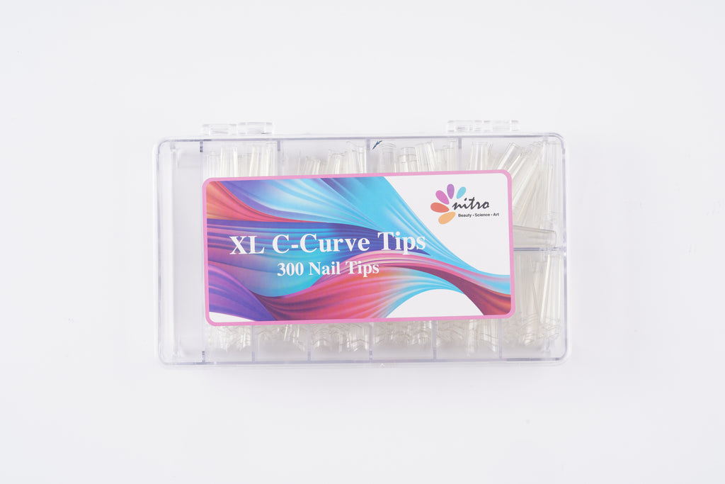 Nitro Nail Tip Box - XL C Curve – Nitro Nails