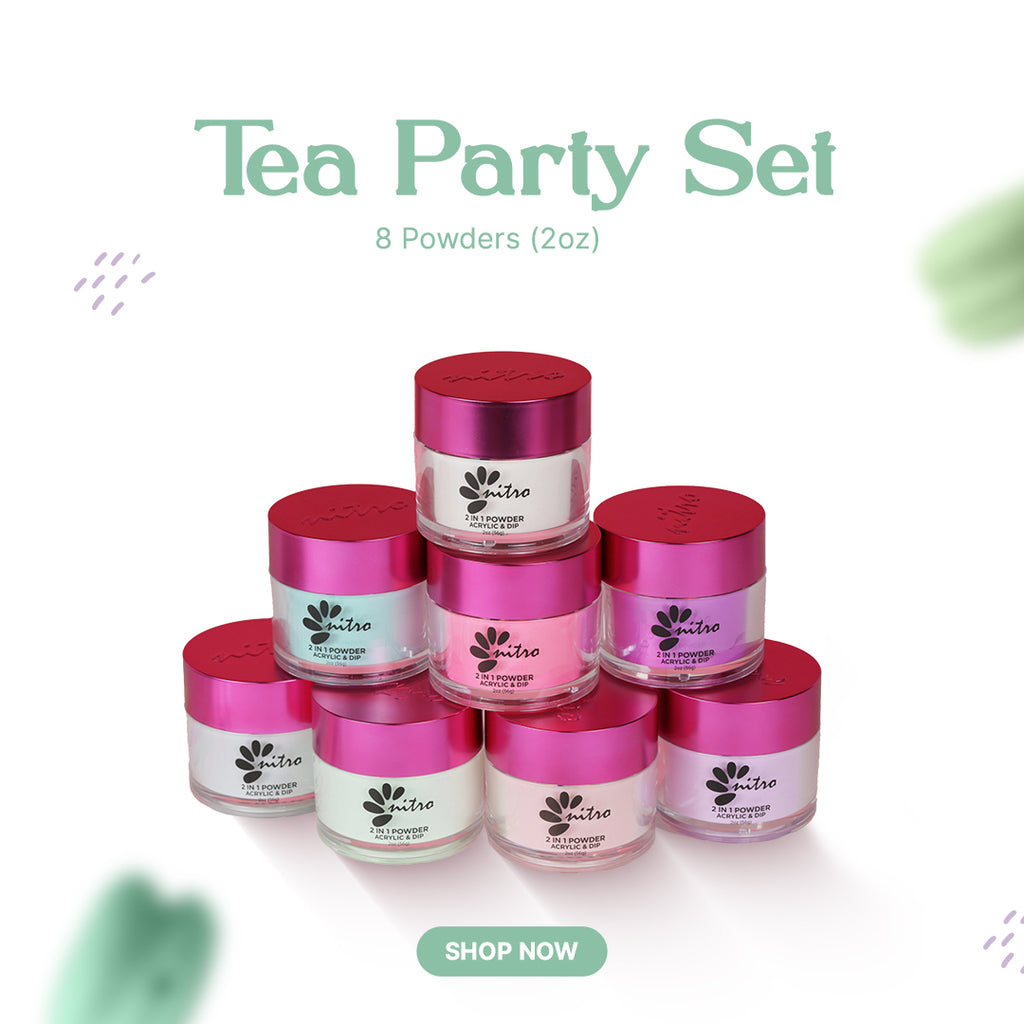 Tea Party Set - Powders (8 colors) – Nitro Nails